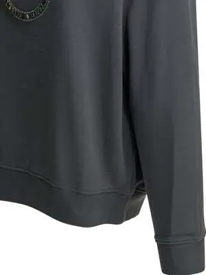 Pinko Embellished Sweatshirt - Grey