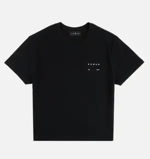 Hogan Boxy Cotton T-shirt - Black