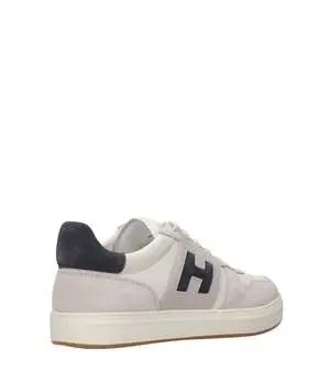 Hogan Low Top Sneakers - Ivory+blue