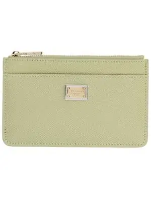 Dolce & Gabbana Leather Card Holder - Green
