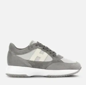 Hogan Interactive Suede Sneakers - Grey