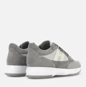 Hogan Interactive Suede Sneakers - Grey