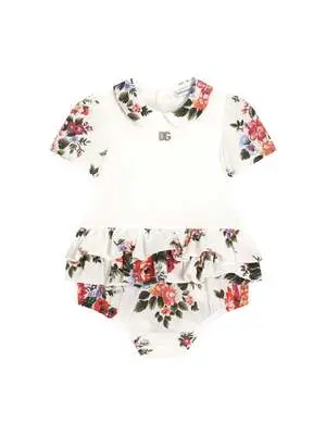 Dolce & Gabbana Floral Print Cotton Body - Multicolour