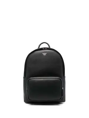 Emporio Armani Logo Print Backpack
