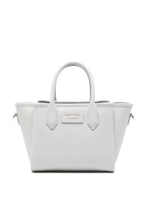 Emporio Armani Small Shopping Bag - Light Grey