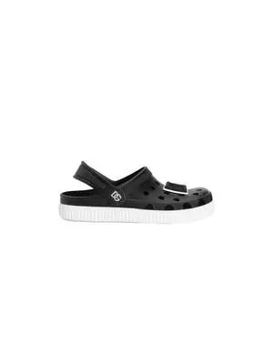 Dolce & Gabbana Sandals With Logo - Black