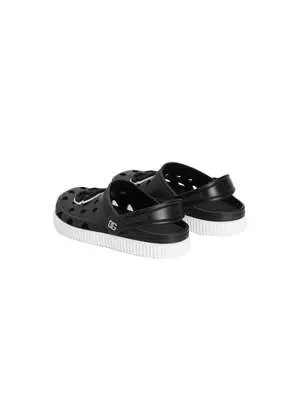 Dolce & Gabbana Sandals With Logo - Black
