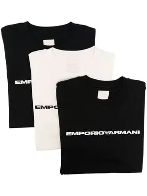 Emporio Armani Logo T Shirt 3 Pack