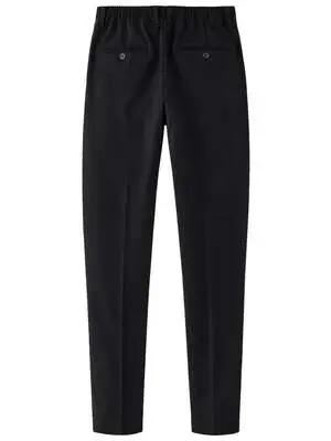 Dolce & Gabbana Straight Wool Trousers - Black