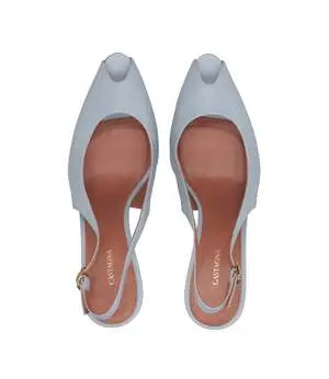 CASTAGNA Leather Slingback Pumps
