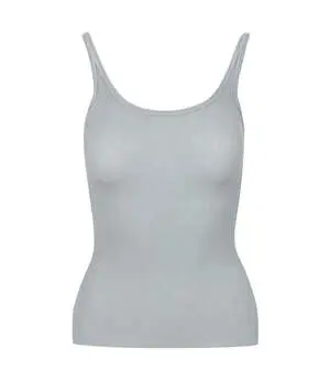 MSGM Ribbed Tank Top - Grey