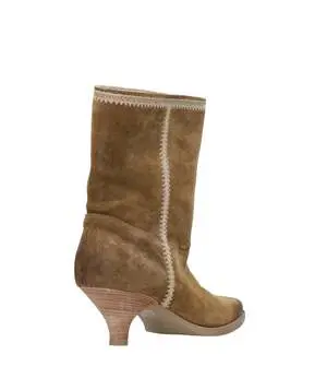 Elena Iachi Suede Leather Boots - Fango