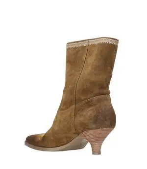 Elena Iachi Suede Leather Boots - Fango