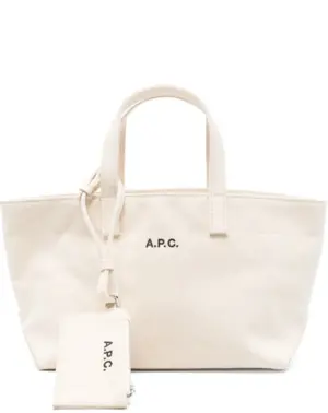 A.p.c. Le Drummer Toile Small Tote - Beige