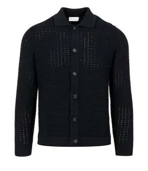 PAOLO PECORA Cotton Knit Polo Sweater