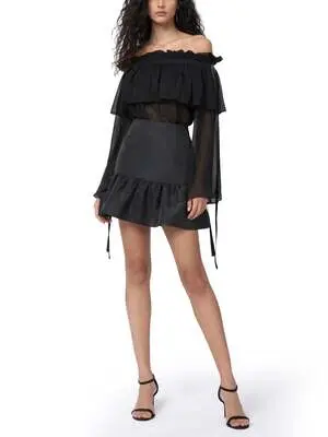 Nina Ricci Mini Peplum Skirt