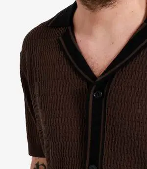 PAOLO PECORA Sweaters - Marrone+nero