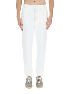 Brunello Cucinelli Cotton Jogger Pants - White