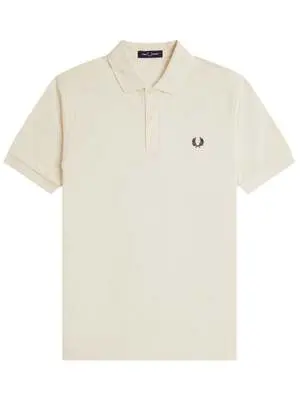 Fred Perry Polo With Logo - Ivory