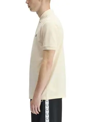 Fred Perry Polo With Logo - Ivory