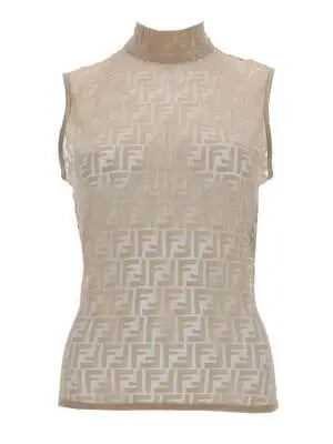 Fendi Ff Lace Top