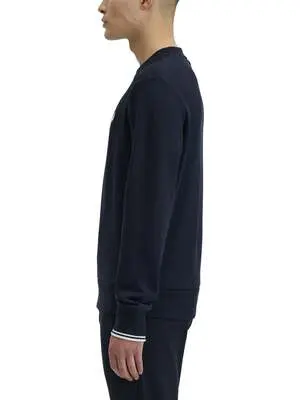 Fred Perry Sweatshirt With Logo - Blue