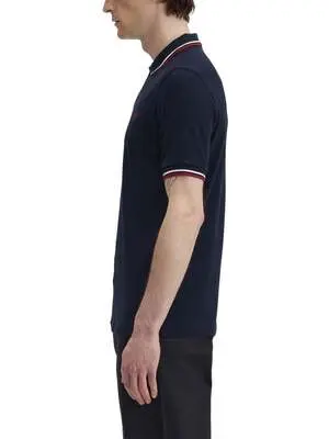 Fred Perry Polo With Logo - Blue