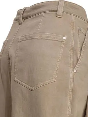 Brunello Cucinelli Wide Leg Jeans - Beige