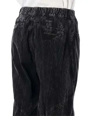 AND WANDER Textured Trousers