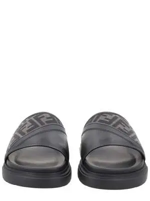 Fendi Diagonal Sandal