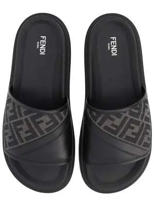 Fendi Diagonal Sandal