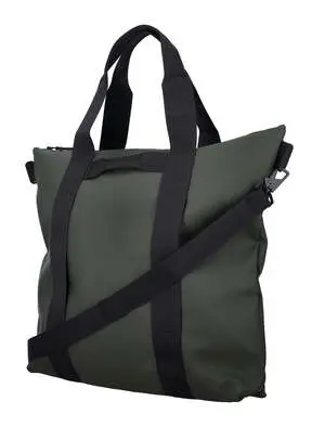 Rains Tote Bag With Shoulder Strap - Green