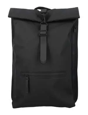 Rains Rolltop Backpack - Black