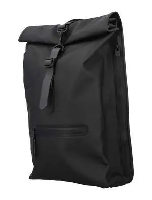 Rains Rolltop Backpack - Black