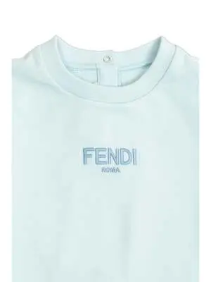 Fendi Logo Sweatshirt - Blue