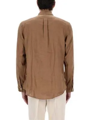 Polo Ralph Lauren Shirt With Logo - Brown