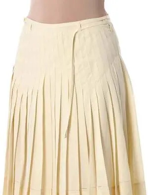 LOW CLASSIC Pleated Mini Skirt - White