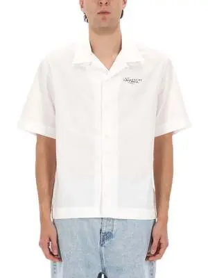 Givenchy Logo Print Shirt - White