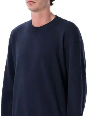 ROBERTO COLLINA Long-sleeve Cotton Sweater - Blue