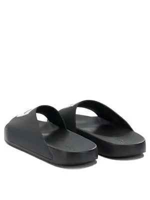 Givenchy Rubber Slides - Black