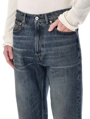 Our Legacy Third Cut Jeans In Rocker Storm Wash - Blue