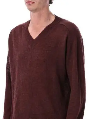 Our Legacy Rue V-neck Sweater - Cabernet