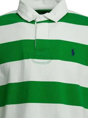 Polo Ralph Lauren Polo Shirt With Buttons And Logo - Green