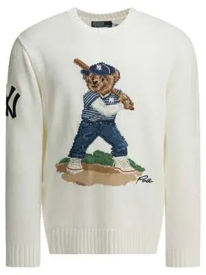 Polo Ralph Lauren Knitted Crew Neck Sweater - White