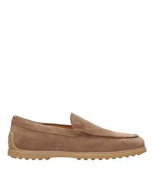 TOD'S Suede Loafers - Light Walnut