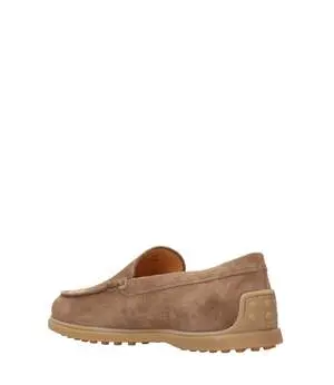 TOD'S Suede Loafers - Light Walnut