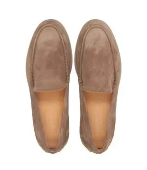 TOD'S Suede Loafers - Light Walnut