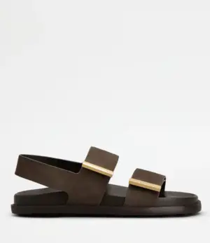 TOD'S Nabuk Sandals - Brown