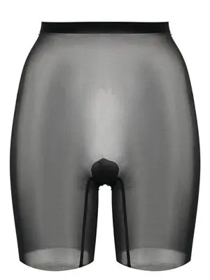 Wolford Tulle Shaping Shorts - Black