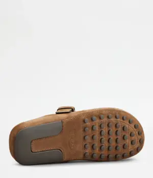 TOD'S Suede Mules - Brown